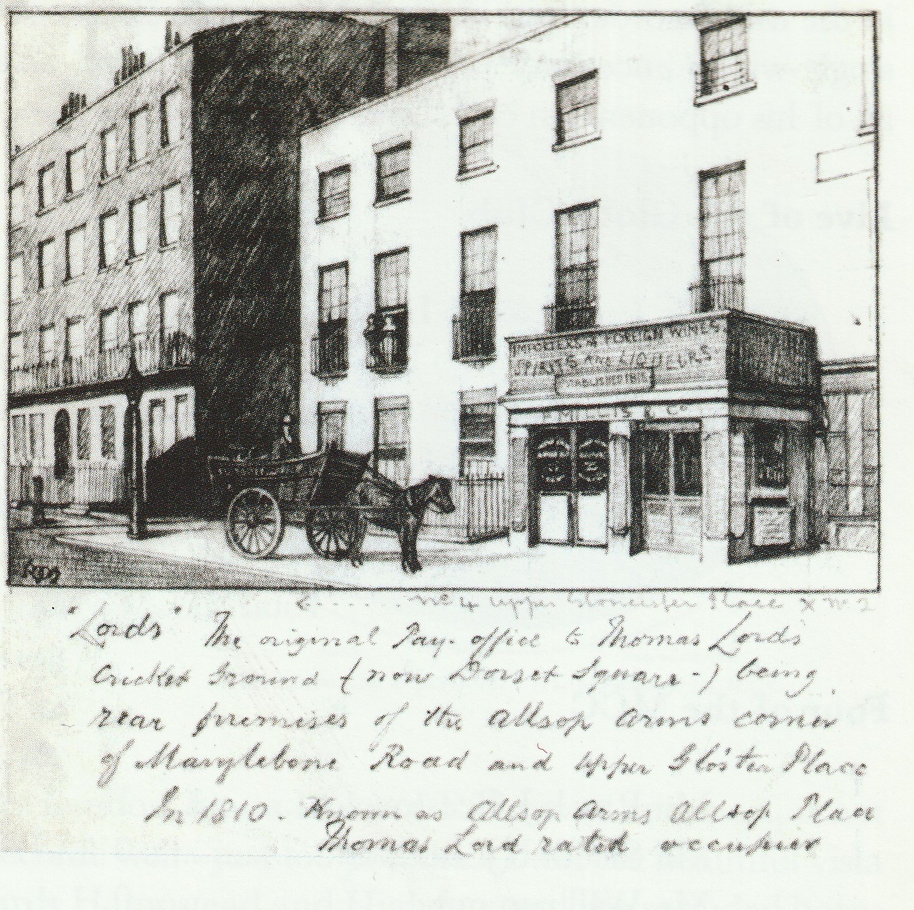 Dorset Square – the first Lord’s – Early Cricket